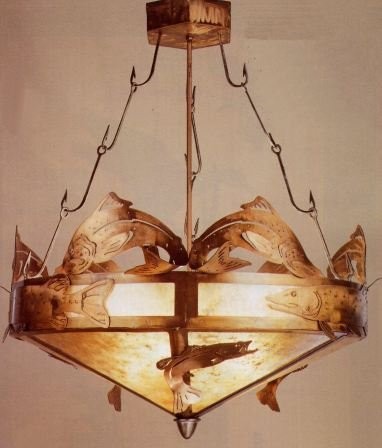 Catch of the Day Fish Chandelier