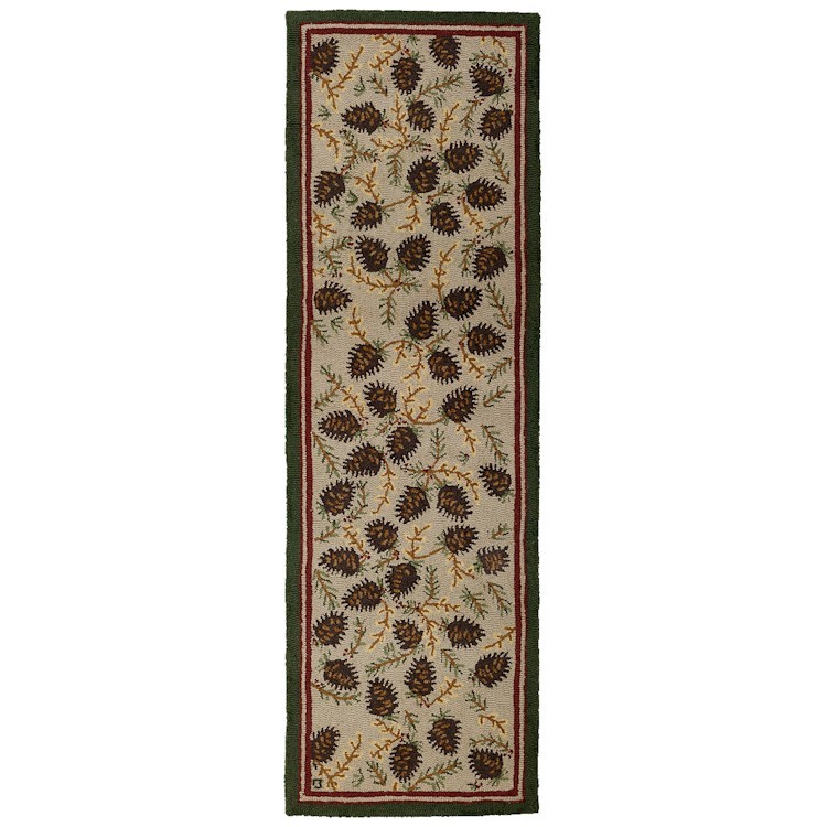 Northwoods Pinecone Rugs