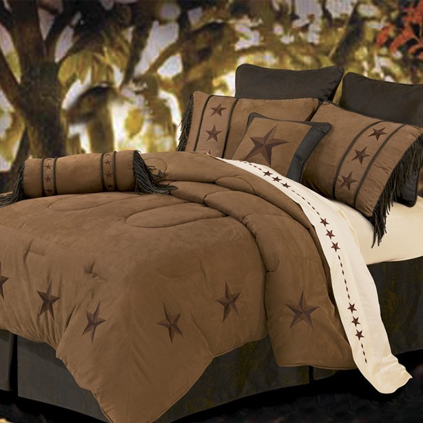 Laredo Western Star Tan Comforter Set - Full