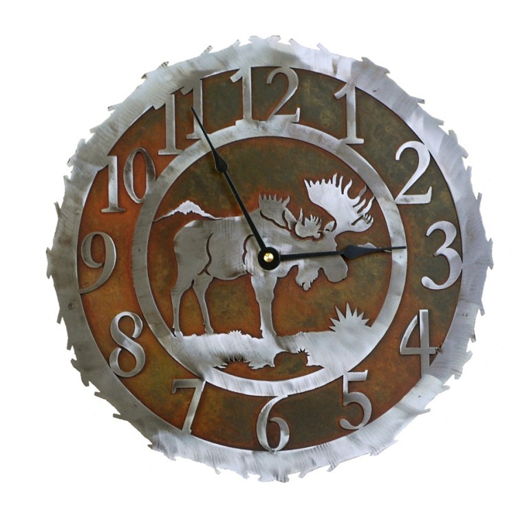 Moose Clock-Medium