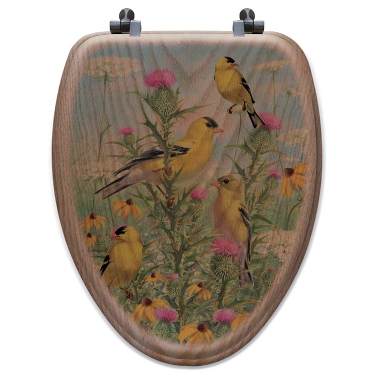 Golden Glories Song Bird Toilet Seats