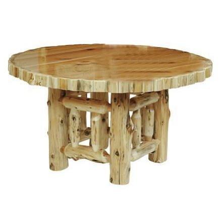 Log Dining Room Table